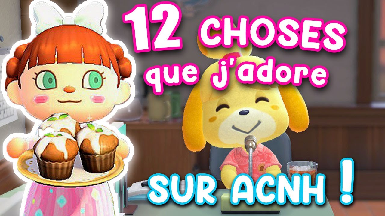 12 choses que J'ADORE 🥰 sur Animal Crossing New Horizons #acnh - YouTube