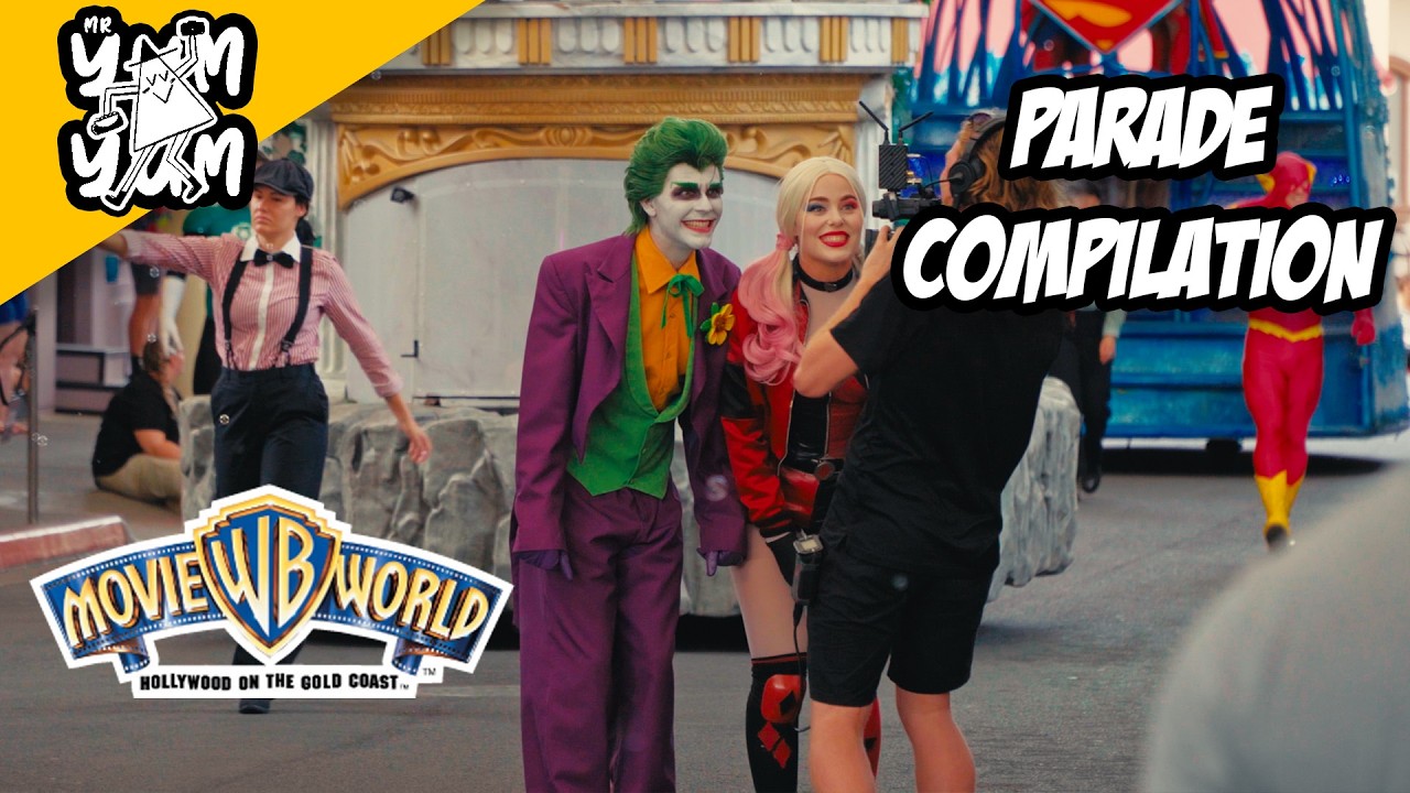 Warner Bros Movie World Parade Compilation - March 2025 - YouTube