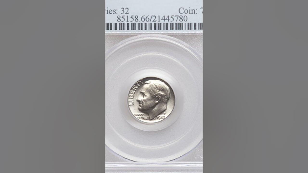$2,880 For a 1980 D Roosevelt Dime MS66FB! - YouTube