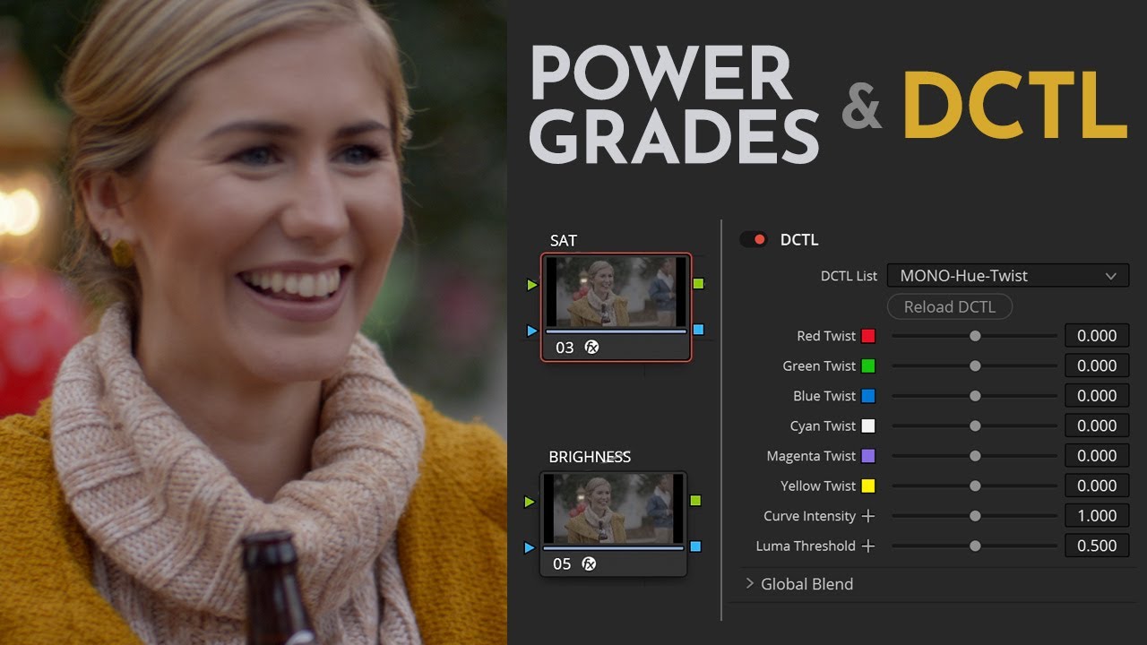 Storing DCTLs in PowerGrades for Faster Node Tree Building - DaVinci ...