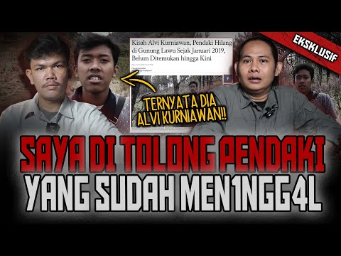 HAH?? DI TOLONG ALVI KURNIAWAN SAAT SENDIRIAN DI GUNUNG LAWU, ASLI BIKIN MERINDING