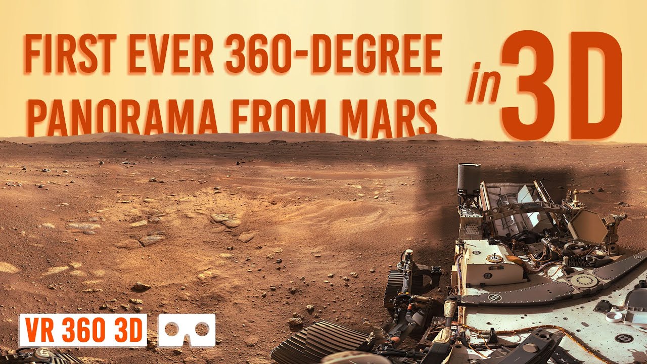 The first ever 3D 360-degree panorama captured on Mars by NASAs ...