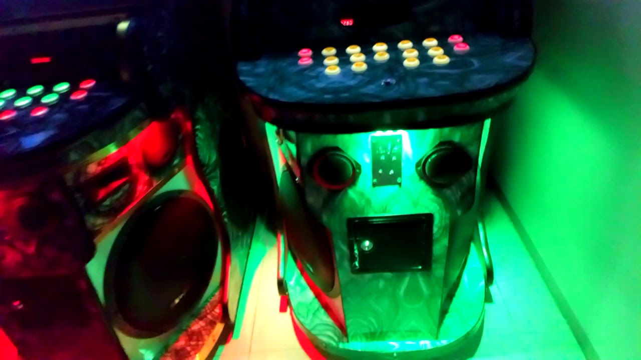 VIDEOKE MACHINE WITH LED LIGHTS DESIGN & KEYPAD - YouTube