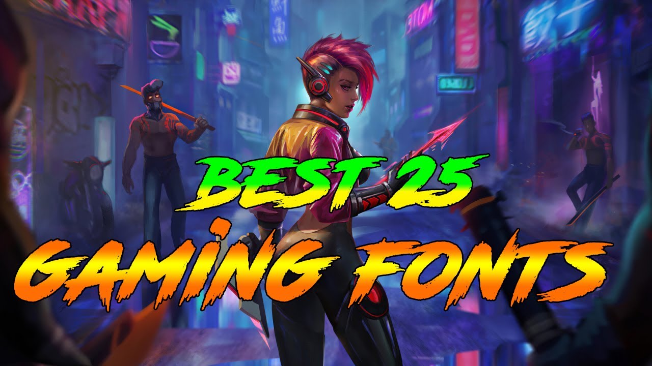 Top 25 Gaming Fonts | Gaming Fonts | Best Free Fonts | Gaming Fonts for ...