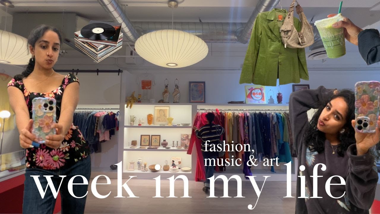A week in my life being creative and fashionable - YouTube
