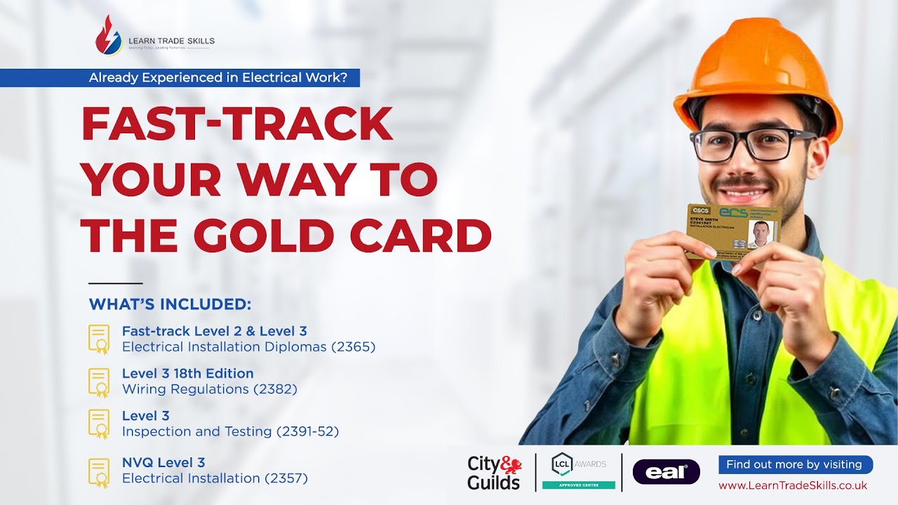 Fast-Track Gold Card Package for Electricians with Less Than 4 Years of ...