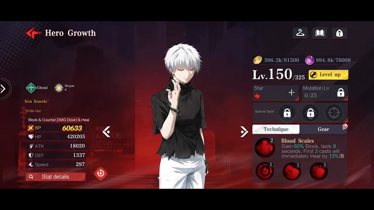 D11 Up Ken Kaneki One-Eyed Reaper 11* | Tokyo Ghoul Devour Evolution ...