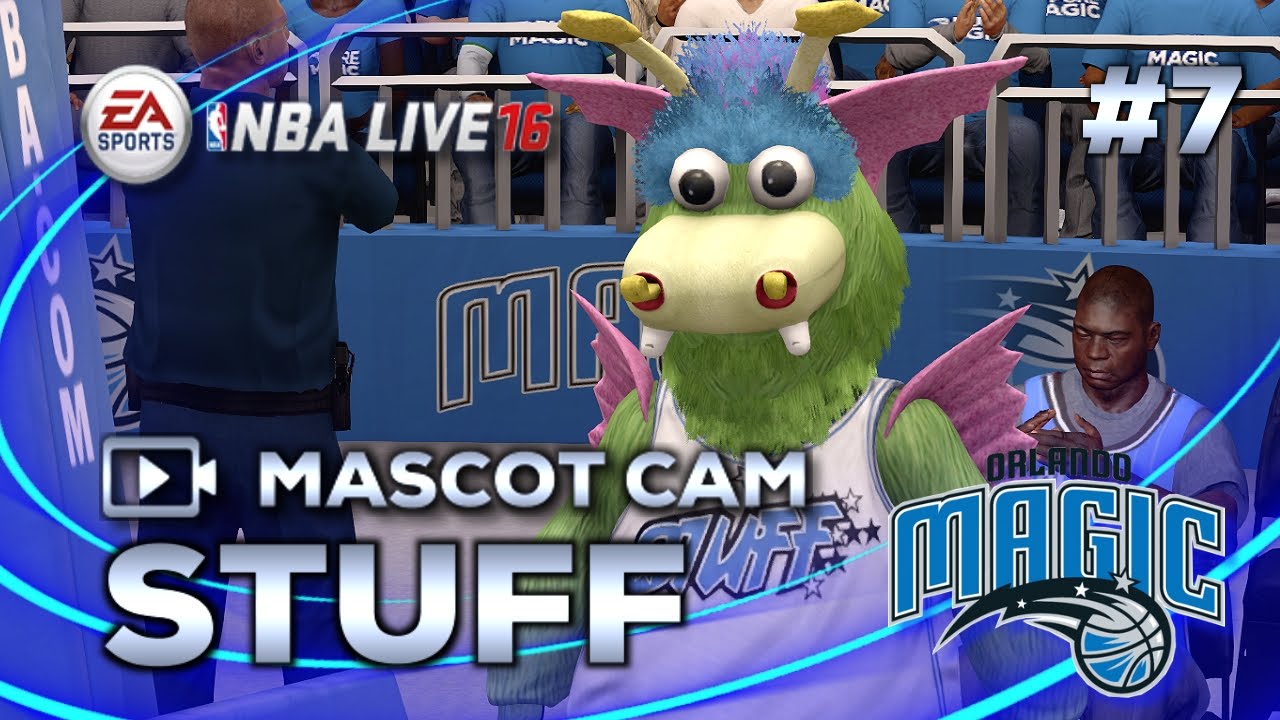 NBA Live 16 Mascot Cam #7 | Stuff the Magic Dragon (Orlando Magic ...