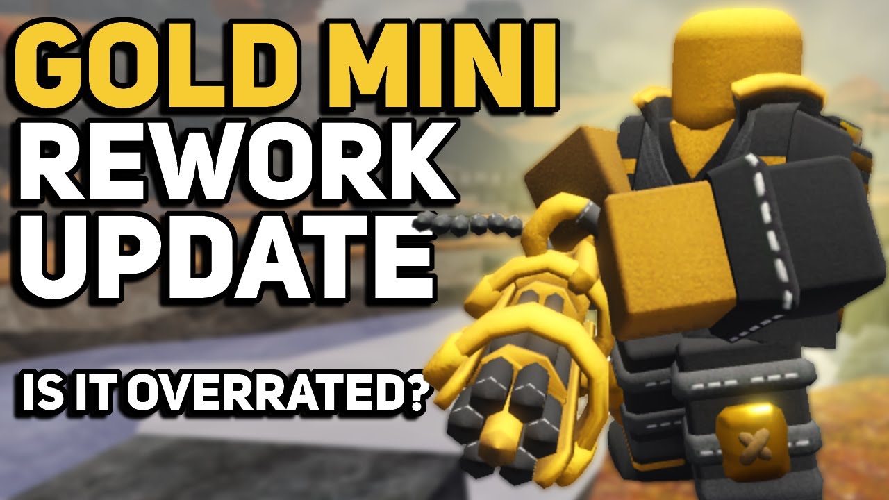 Golden Minigunner Rework Update | Is It Overrated? | Roblox TDS Spring ...