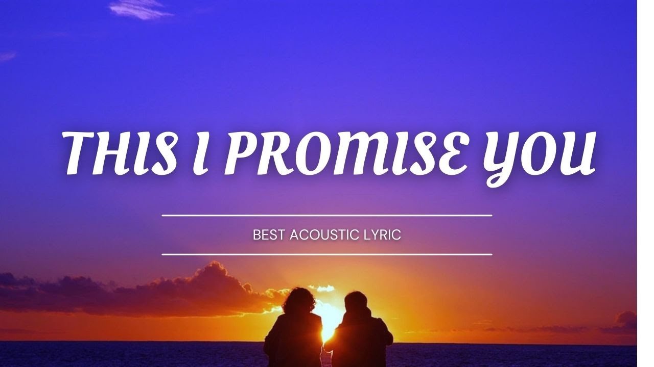 THIS I PROMISE YOU © ( NSYNC) [Lyric Video] - YouTube