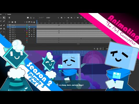 Animating 🎵 Pink Corruption 🔺S2 Ep 5 Mirei Touyama Animations pt 1 ...