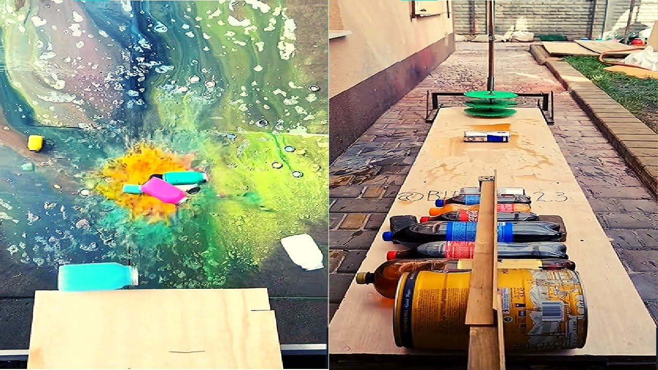 Unbelievable Bottle Roll Down Stairs I Breaking Glass Bottles I Bottle ...