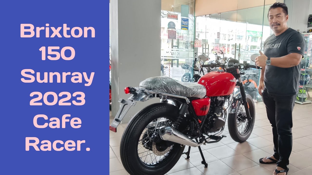 Brixton 150 Sunray 2023 Cafe Racer - YouTube