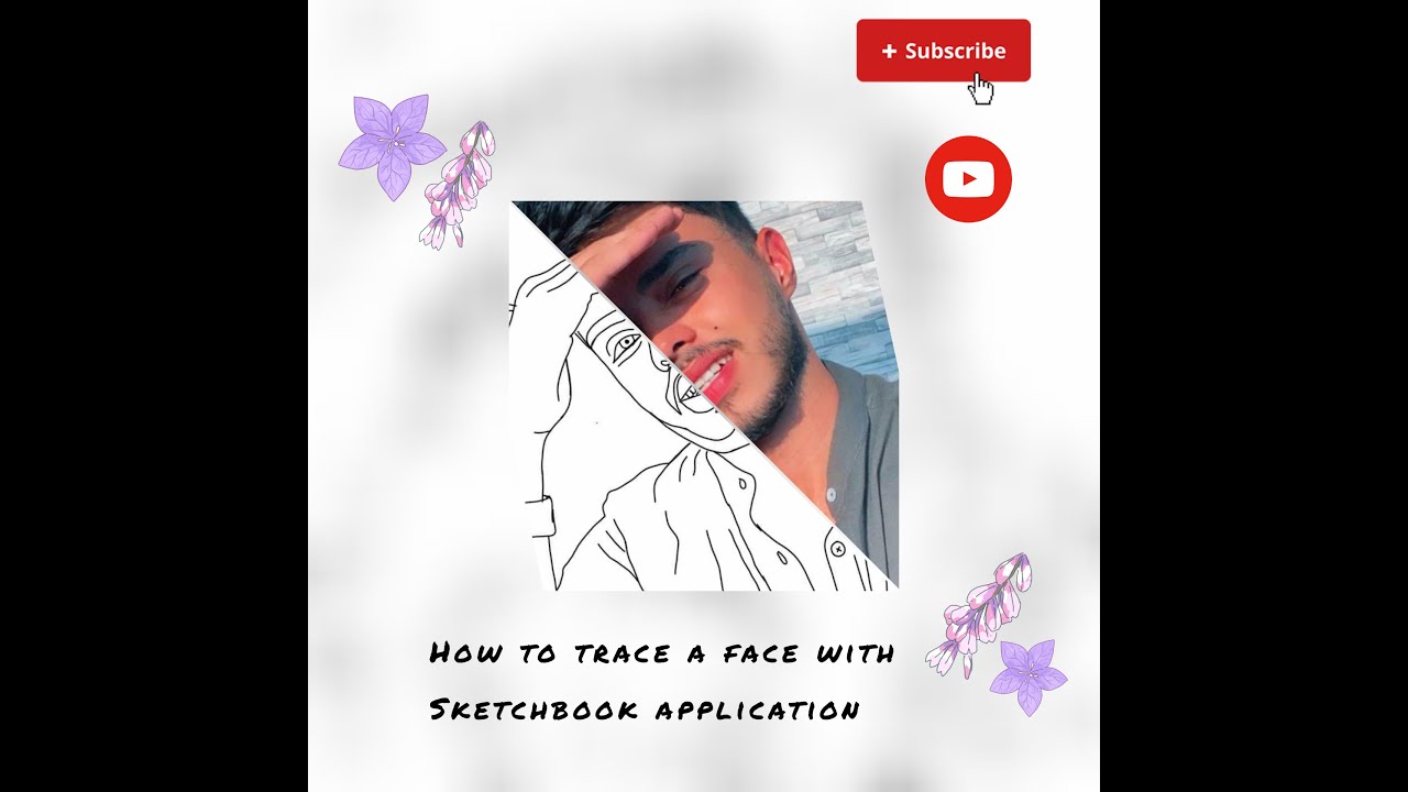 tutorial Sketchbook: lineart how to trace a face with Sketchbook ...