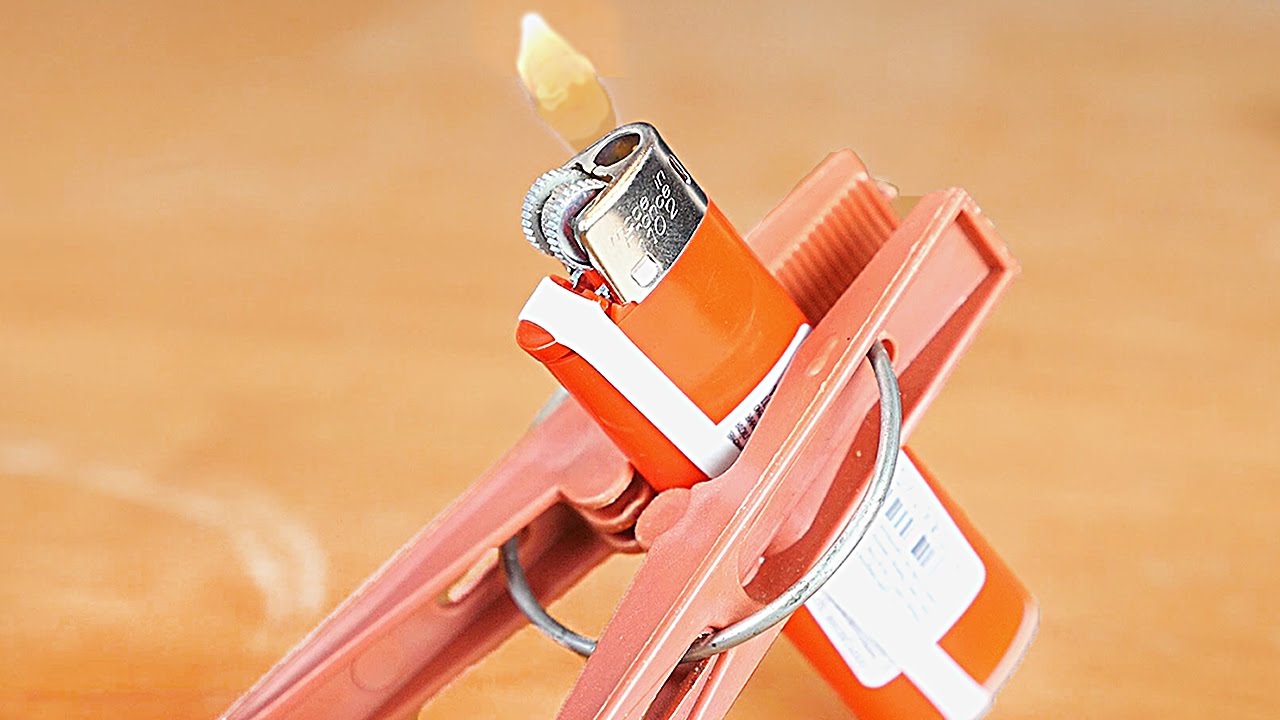 11 Simple Life Hacks with Lighters - YouTube