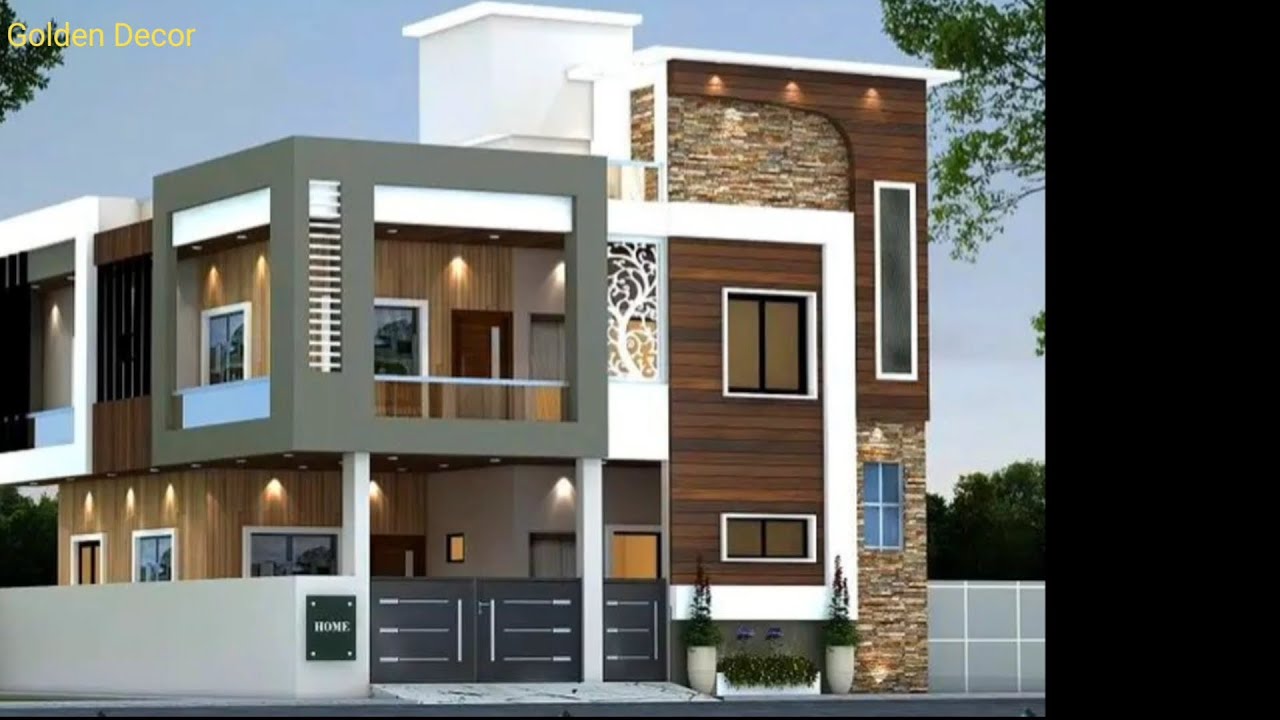 100 Modern House Front Elevation Design Ideas 2023 Home Front Wall ...