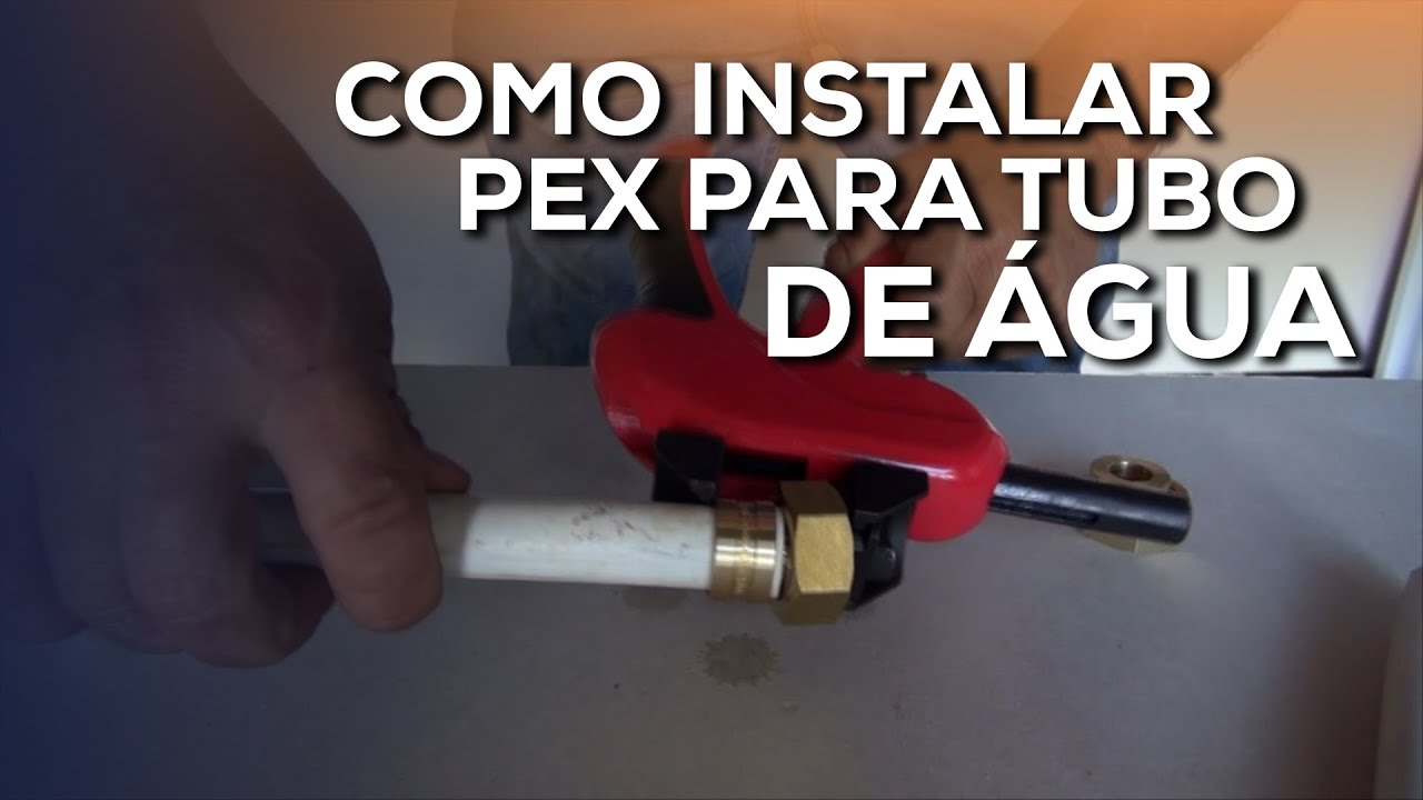 Como instalar registros e conexões em tubo PEX - YouTube