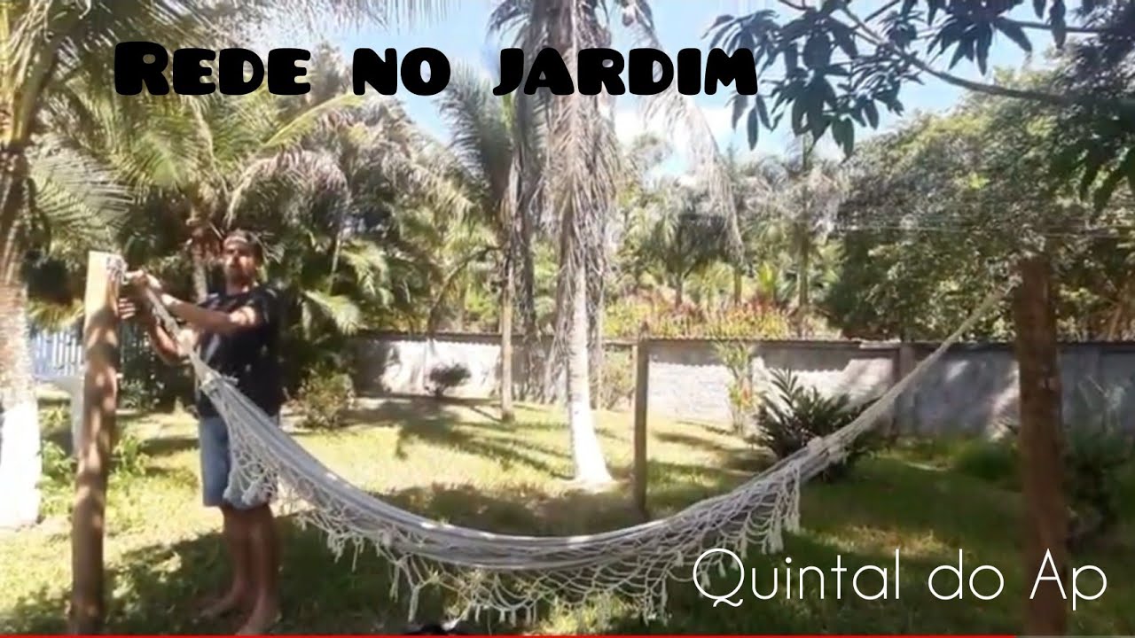 Como colocar a rede no jardim! - YouTube