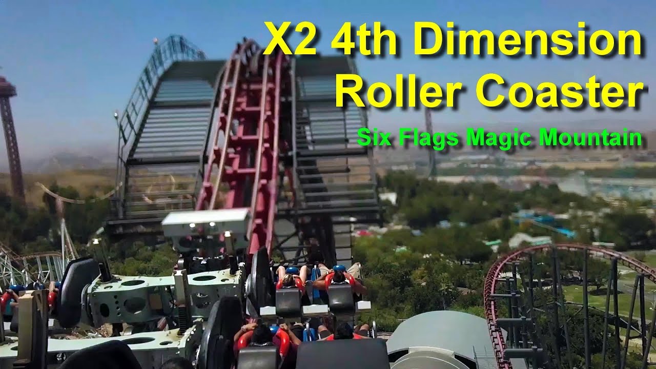 X2 Fourth Dimension Coaster Six Flags Magic Mountain
