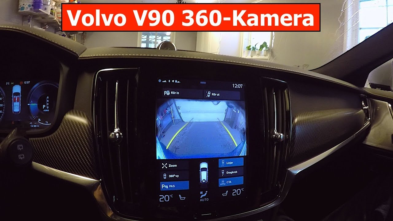 PM Motor - Volvo V90: Backkamera och 360-kamera - YouTube