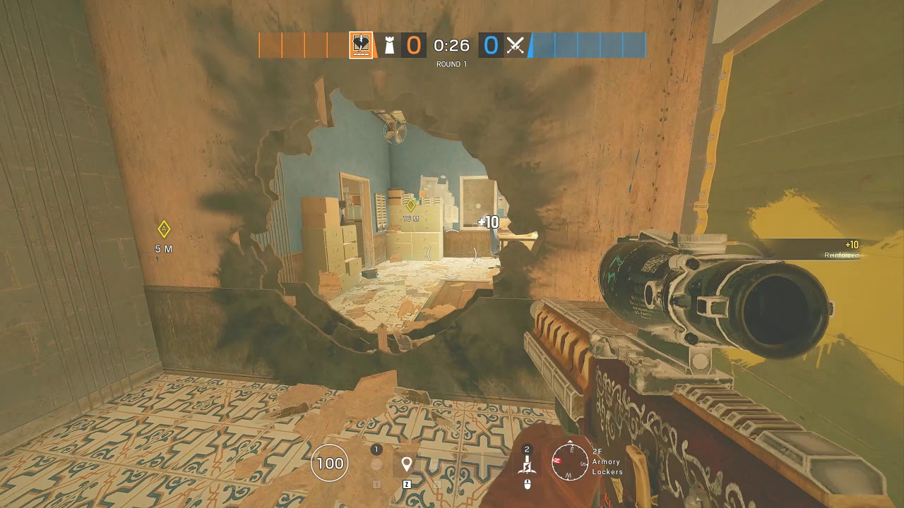 Rainbow Six Siege Border Kaid Armory Locker Trick - YouTube