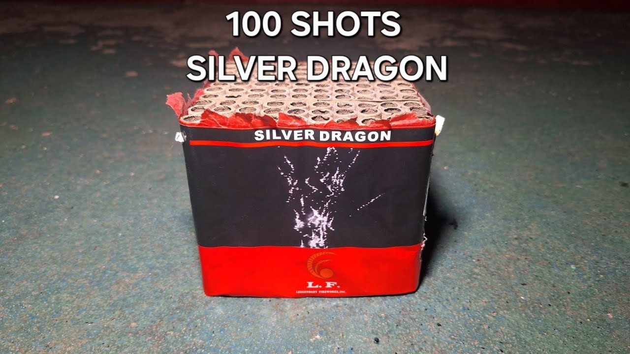 Silver Dragon 100 Shots by LF Fireworks - Happy Fiesta San Roque - YouTube
