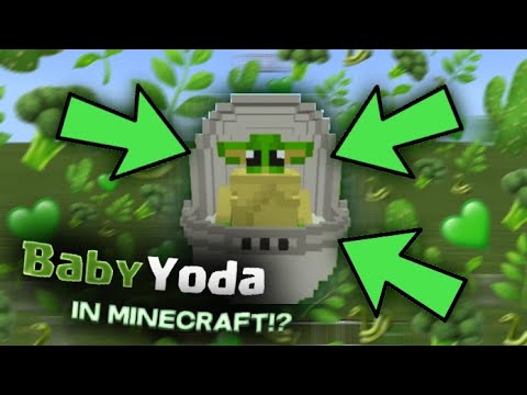 Baby Yoda In Minecraft!!!??(How To Spawn Baby Yoda In MCPE)[Addon ...