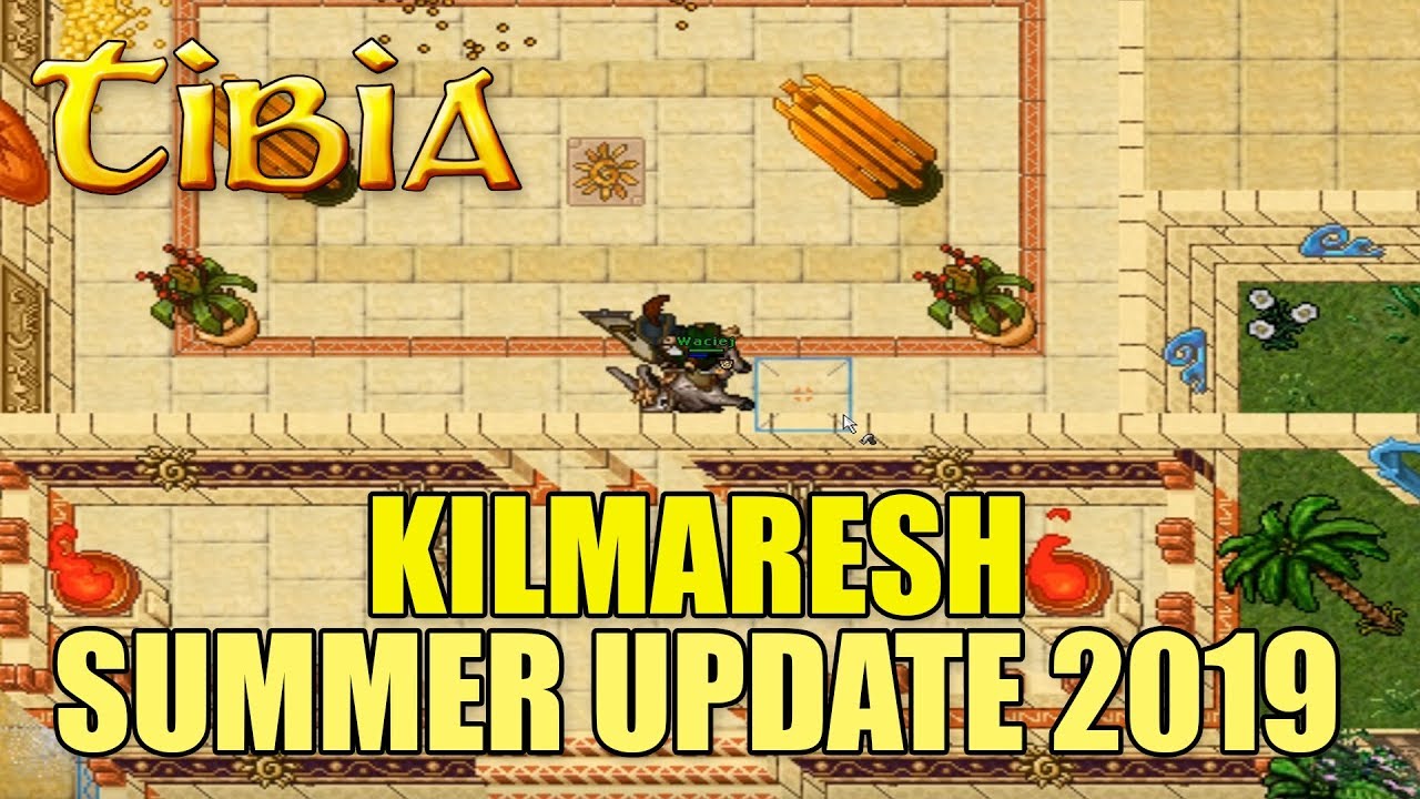 Tibia SUMMER UPDATE 2019 TEST SERWER - Luźne zwiedzanie miasta! Miasto ...