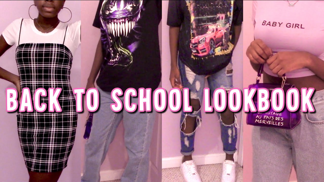 BACK TO SCHOOL LOOKBOOK 2020| back to school outfit ideas - YouTube