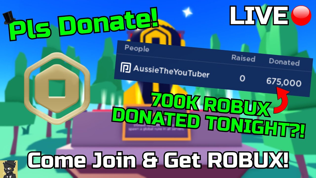 🔴DONATING TO VIEWERS! | 700,000 ROBUX DONATED?! | Come Join & Get ROBUX ...