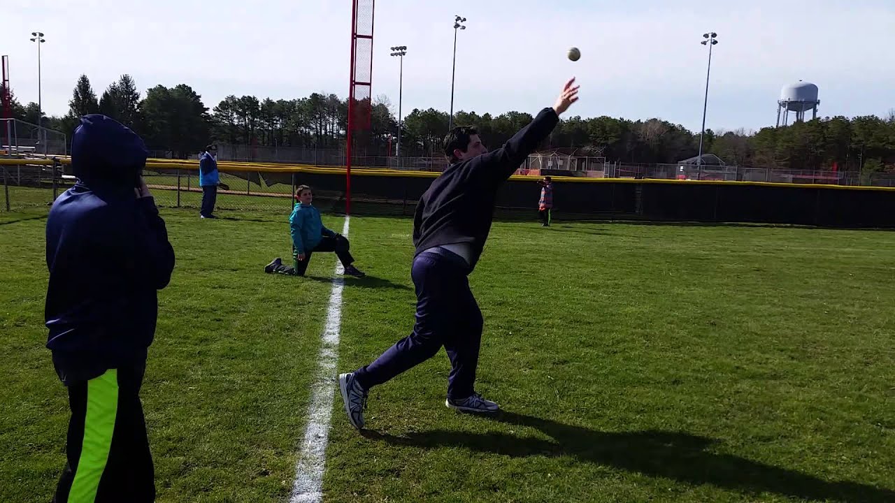 1 Goal Post Throwing Drill - YouTube