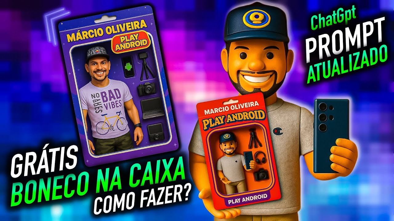 TREND DO BONECO NA CAIXA - Veja Como CRIAR IMAGEM no ChatGpt PROMPT (Atualizado) - YouTube
