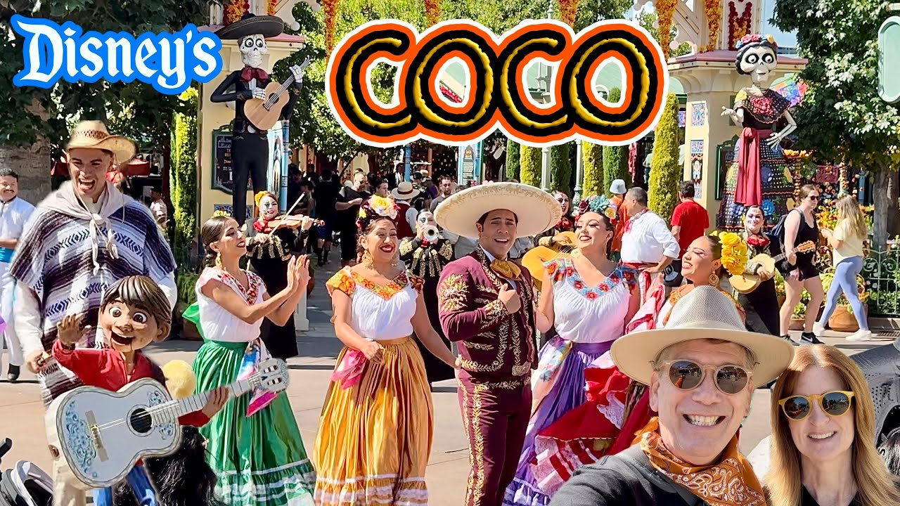 Musical Celebration of Coco - Plaza de Familia at Disney’s California ...