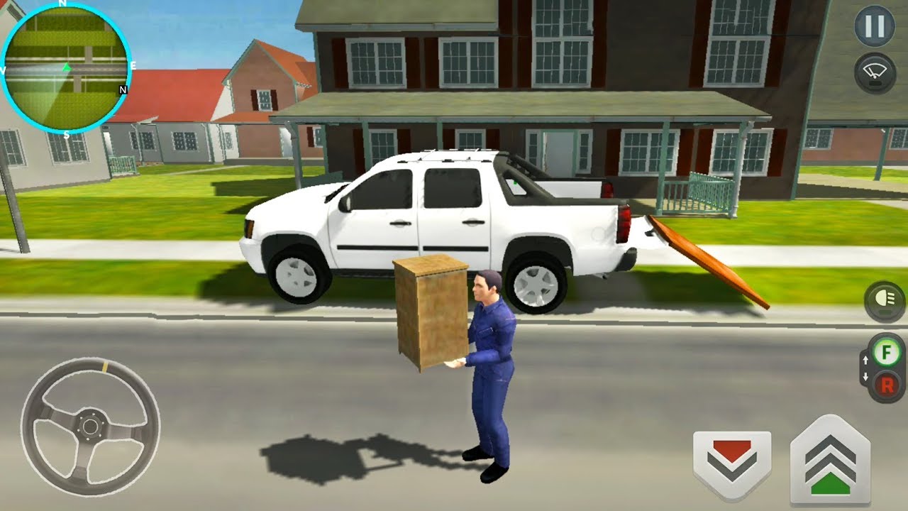 House Mover Job Simulator #2 - Furniture Transport Pickup and Truck ...