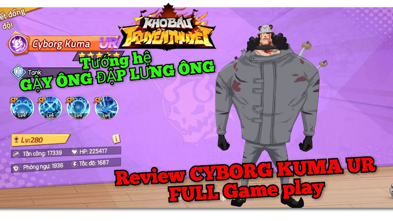 Onepiece: Review CYBORG KUMA UR Bạo chúa Kuma chính thức lên sàn #kbtt ...