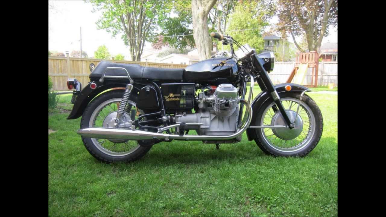 Moto Guzzi Ambassador Restored Classic Motorcycle from 1970 - YouTube