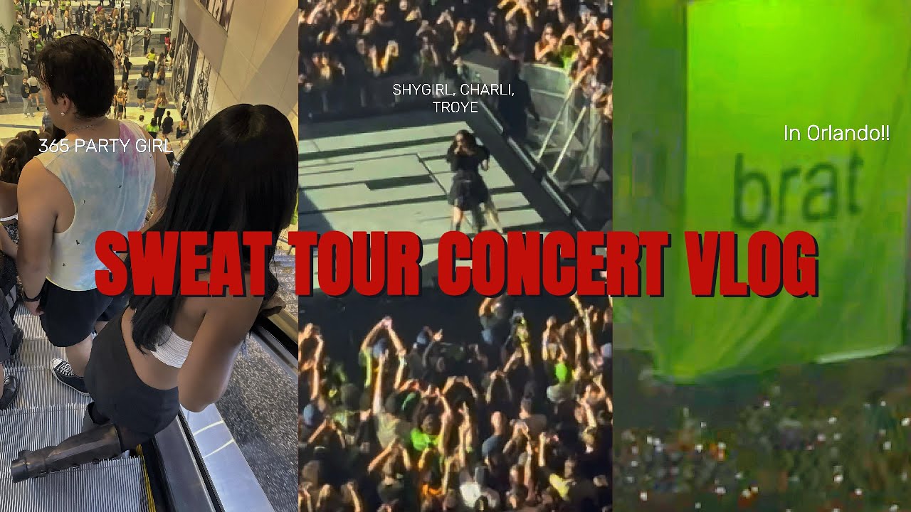 CHARLI XCX & TROYE SIVAN SWEAT TOUR | Vlog & Grwm - YouTube