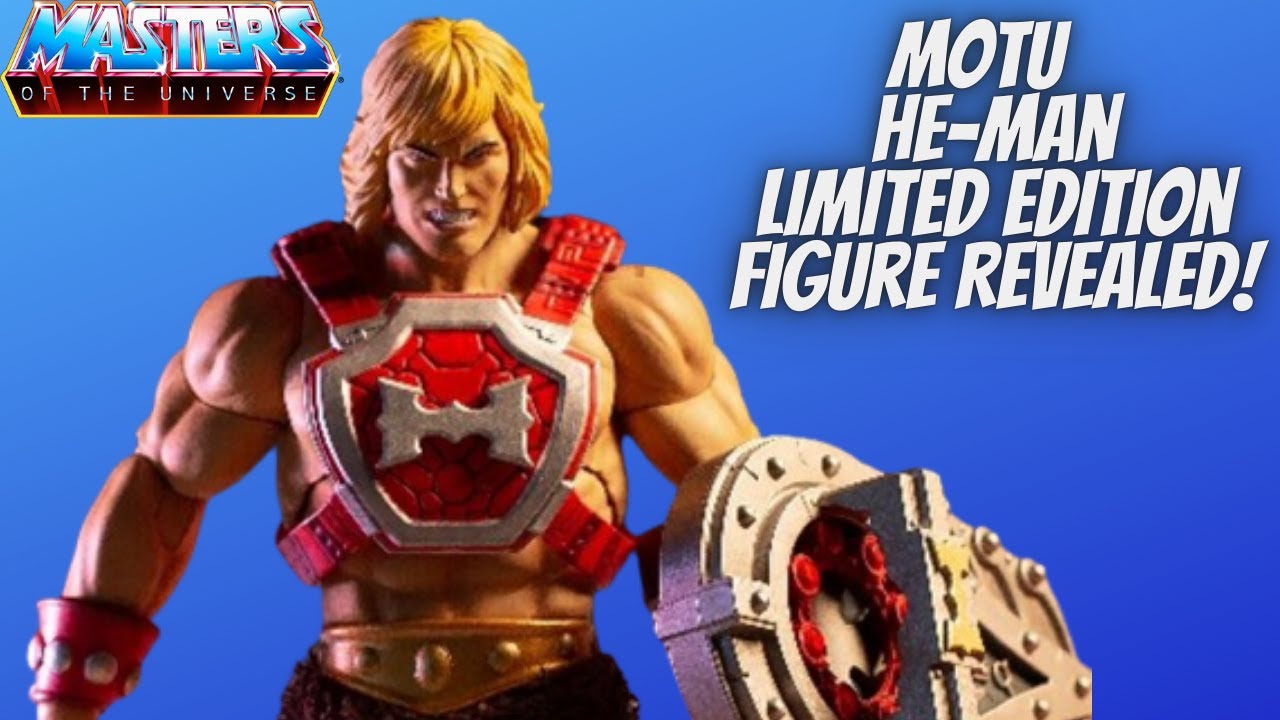 Masters Of The Universe He-Man Limited Edition Figure Revealed!! - YouTube