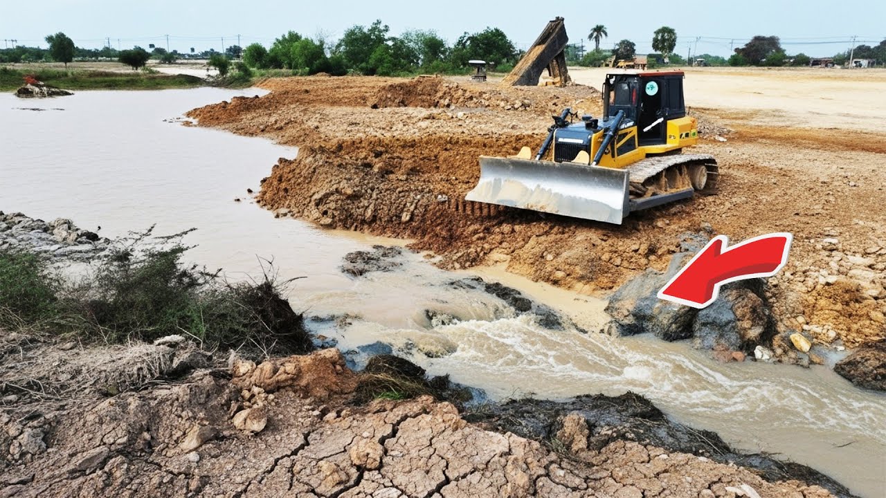 Excellent Bulldozer Push! Powerful Bulldozer Push Like Never Before ...