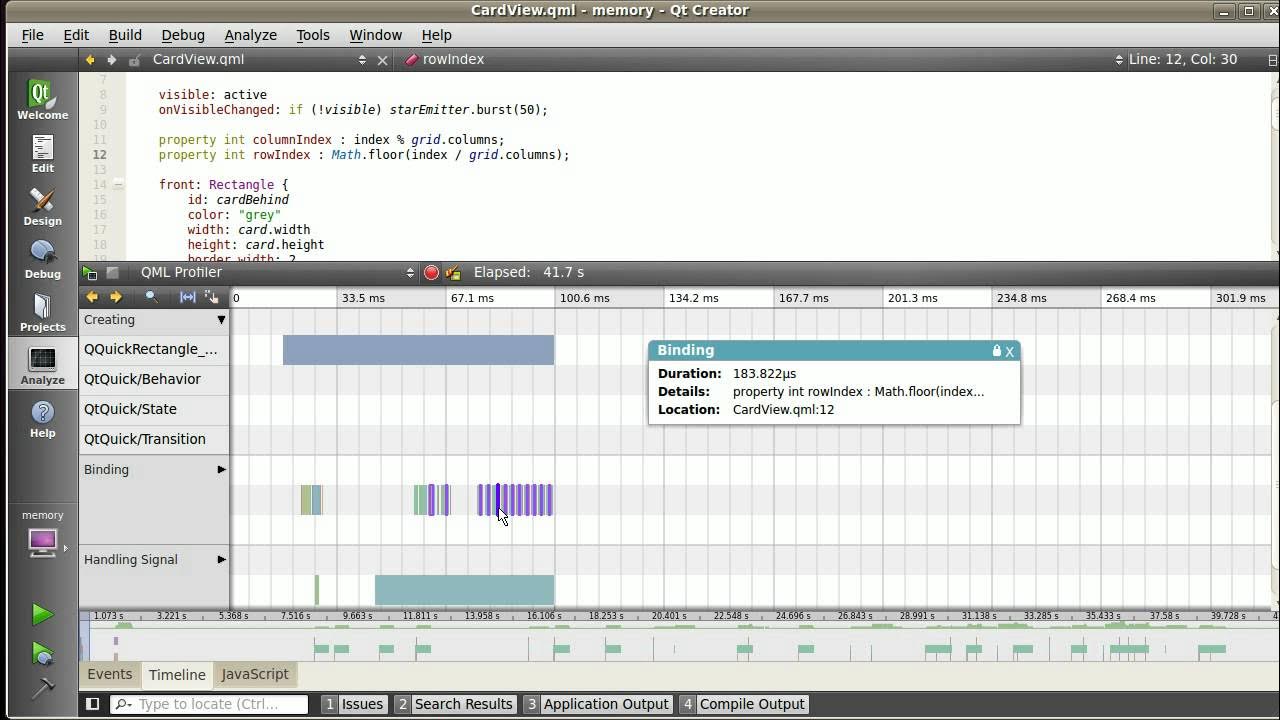 QML Profiler within Qt Creator 2.5 - YouTube