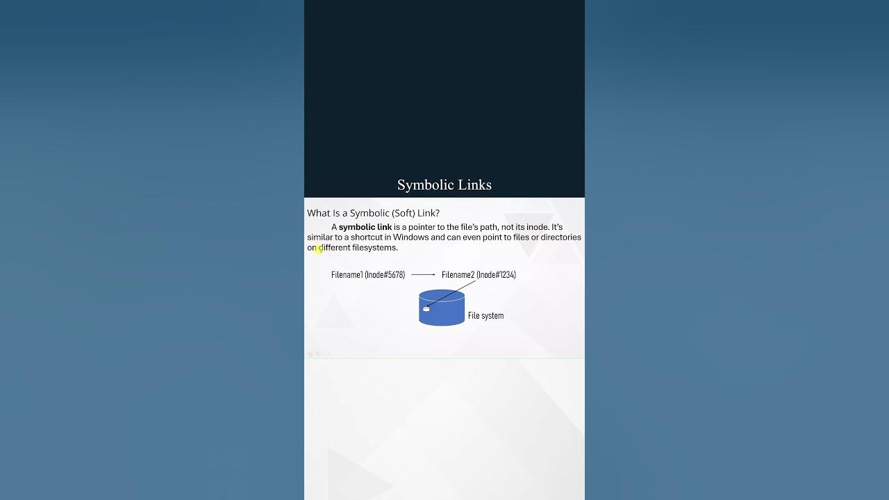 What Is A Symbolic Or Soft Link Linuxplus Linuxtutorial Linuxtips