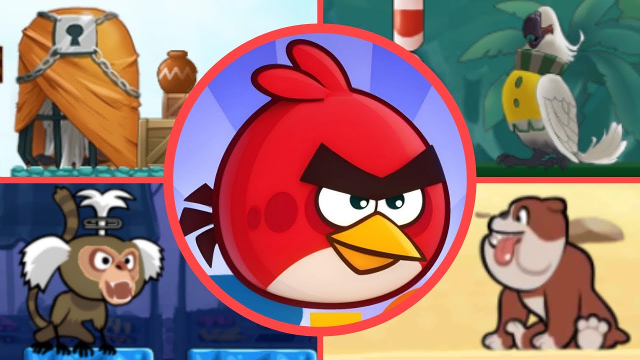 Angry Birds Rio Remastered - All Bosses (Luta dos Bosses) - YouTube