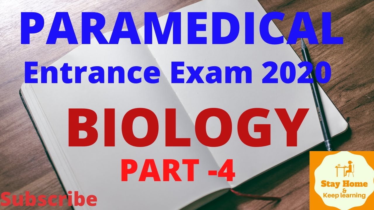 Paramedical entrance exam 2020 /Most important questions - YouTube
