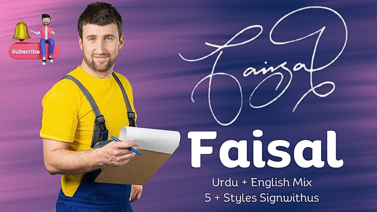 Faisal | Faisal name signature | Faisal Name | Signature the name ...