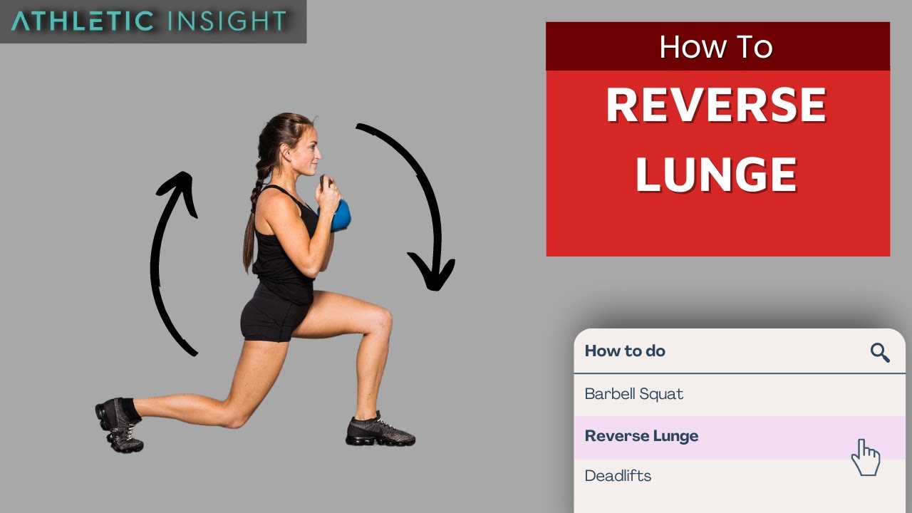 How to do Reverse Lunge - YouTube
