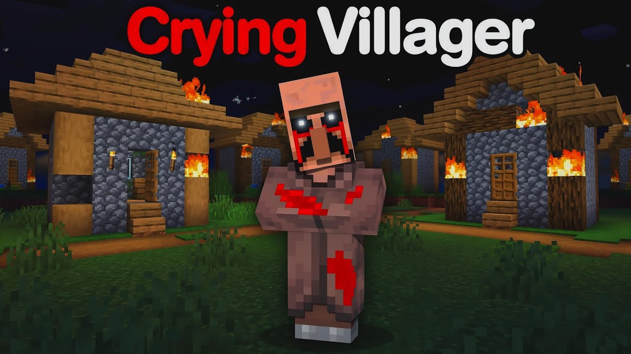 CRYING VILLAGER MOD FOR MINECRAFT PE - YouTube