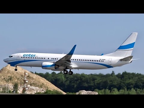 Enter Air – Boeing 737-800 [SP-ENW] Landing in Luxembourg