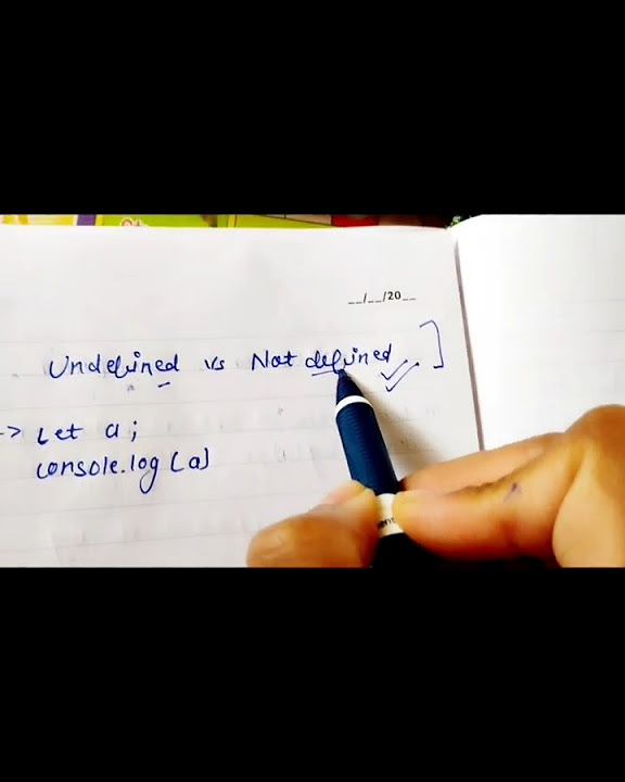 undefined vs not defined || Coding Made Easy: Watch This Before Your ...