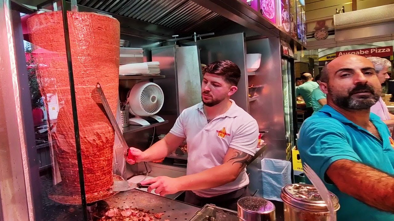 Largest Doner Kebabs In The Berlin Germany, Berlin Street Food - YouTube