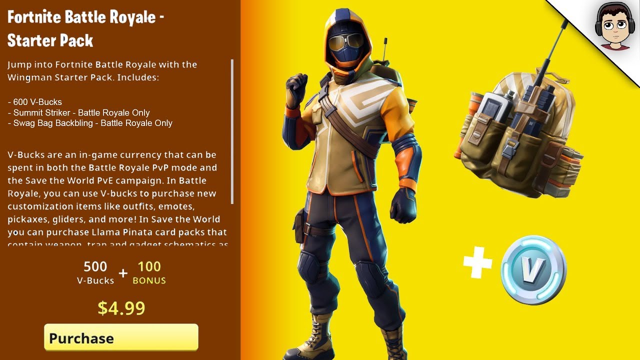 How To Get "SUMMIT STRIKER STARTER PACK" Fortnite Starter Pack 4 NEW ...